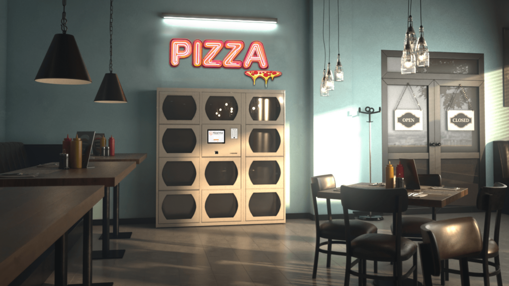 High-Tech Food Warmer Locker - Vending-Machines